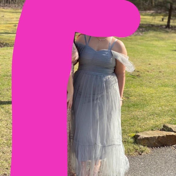 Dresses | Super Cute Grey Tulle Prom Dress Im 52 For Reference 3 | Poshmark
